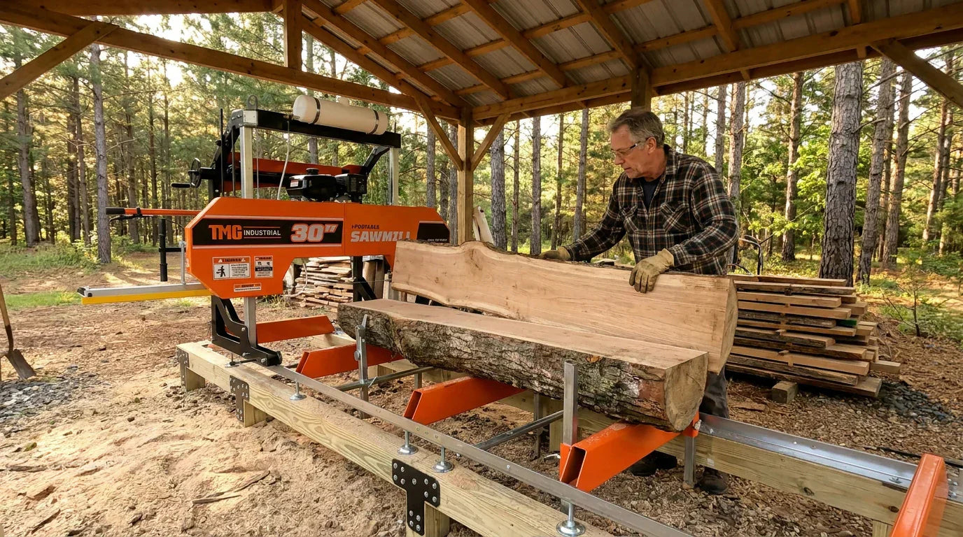 Getting Started with a Portable Sawmill – TMG Industrial Australia