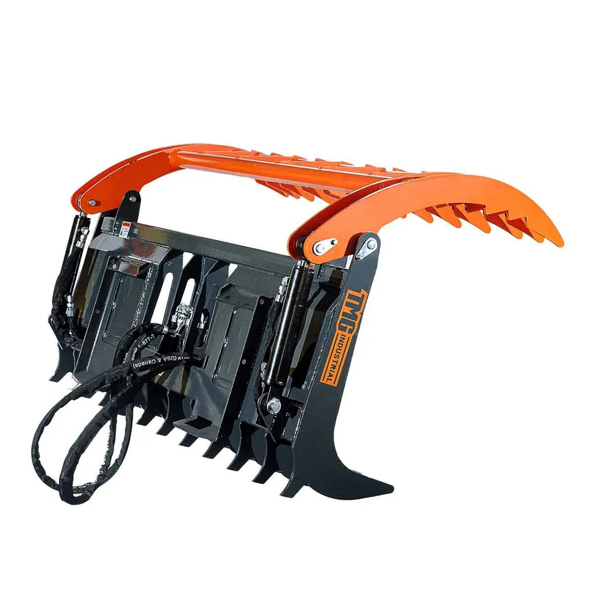 TMG Skid Steer Skeleton Root Rake Grapple, 1180 kg Grapple Capacity ...