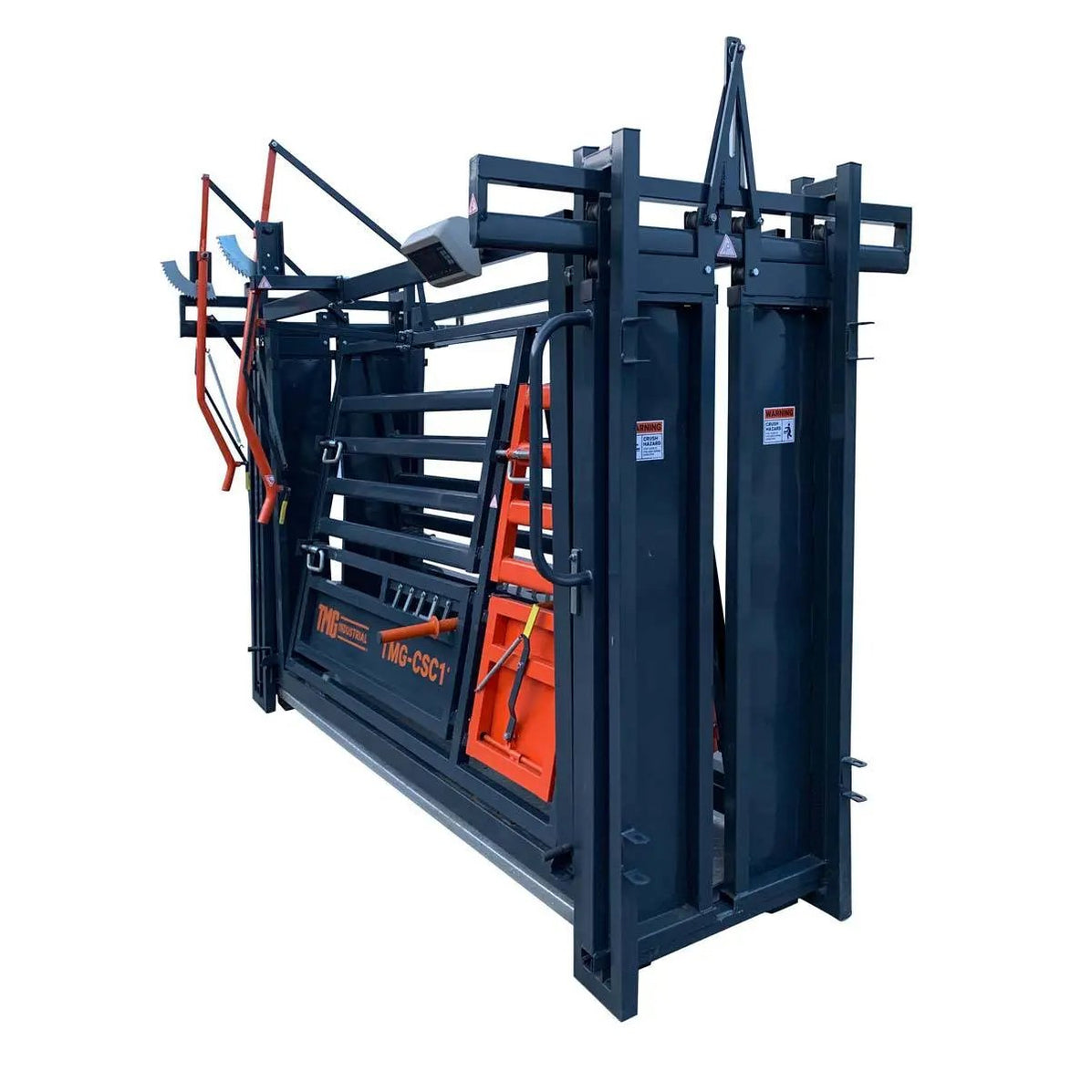 TMG 3 m Squeeze Cattle Work Chute, 2040 kg Scale, Side Exit – TMG ...
