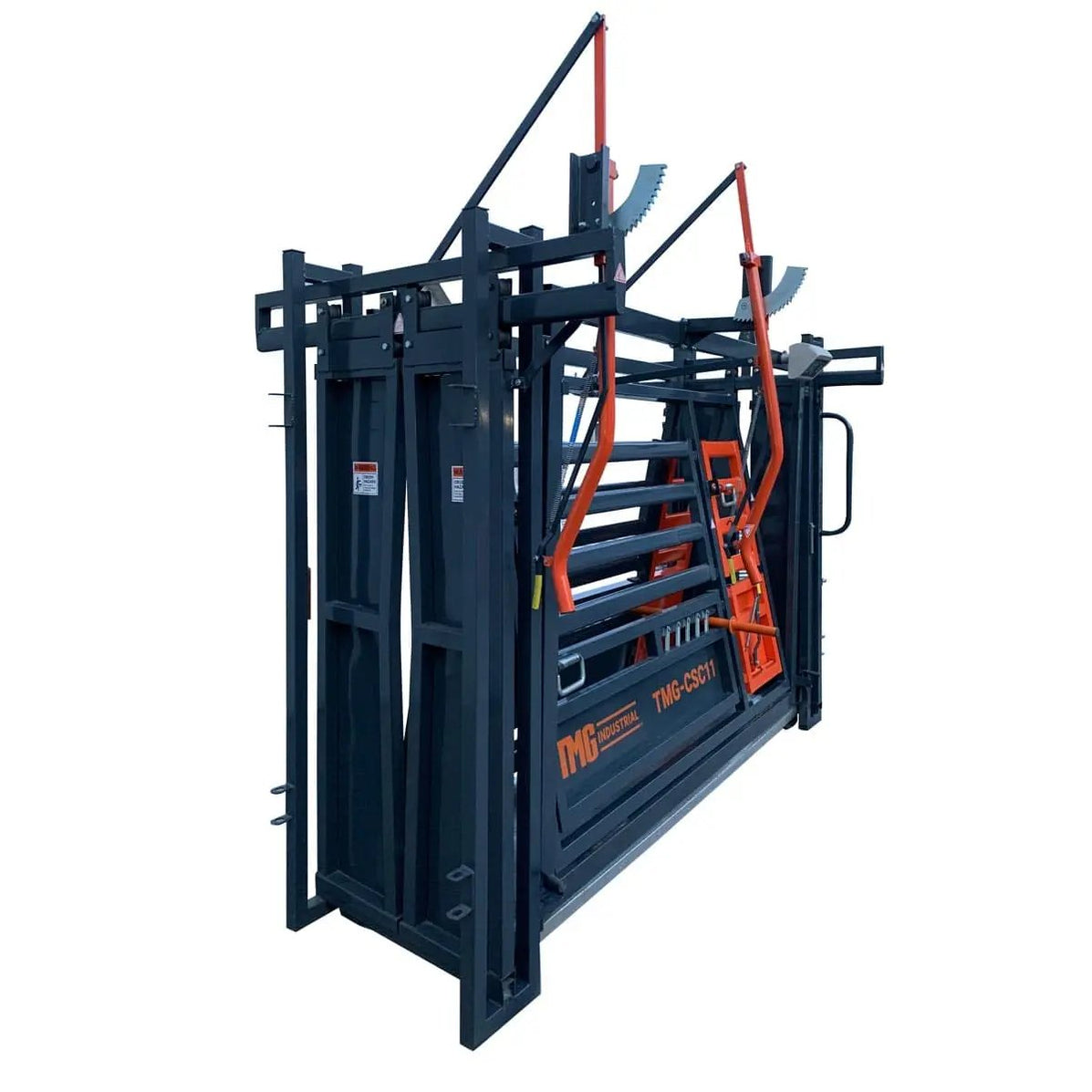 TMG 3 m Squeeze Cattle Work Chute, 2040 kg Scale, Side Exit – TMG ...