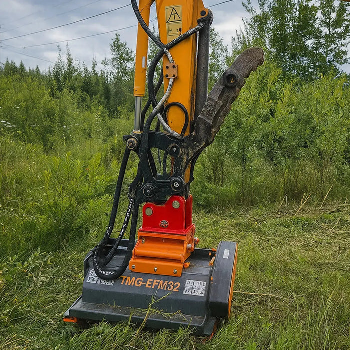 TMG 810 mm Flail Mower Brush Cutter for Mini to Midsize Excavators ...