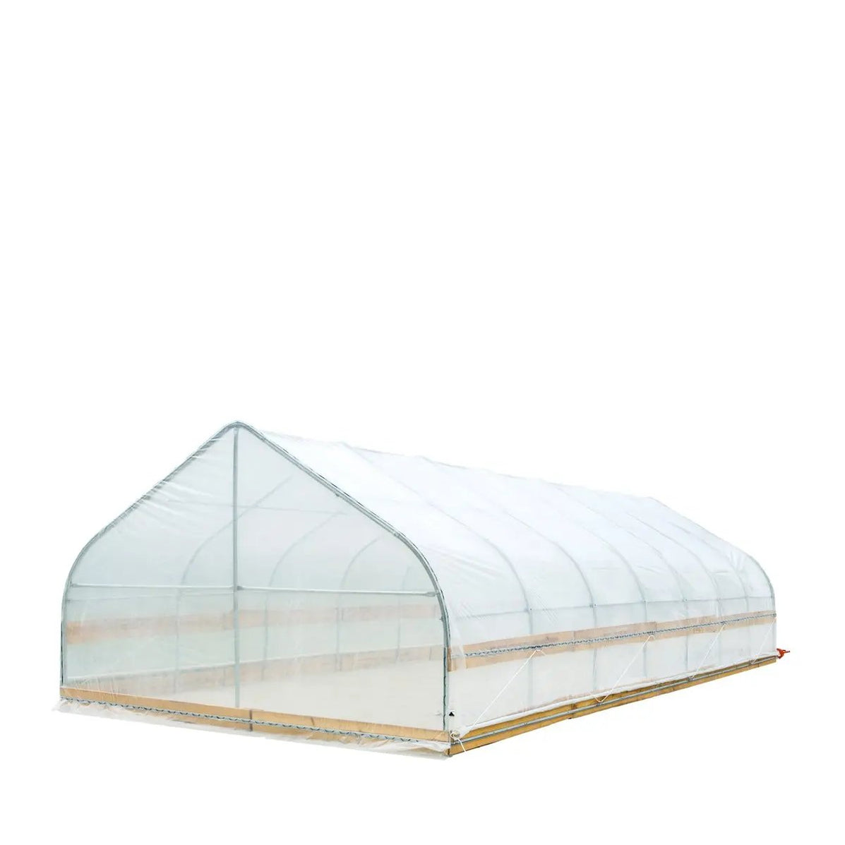 TMG 3.7 x 9 m Tunnel Greenhouse Tent with 6 Mil EVA Film Roll-Up Sides ...