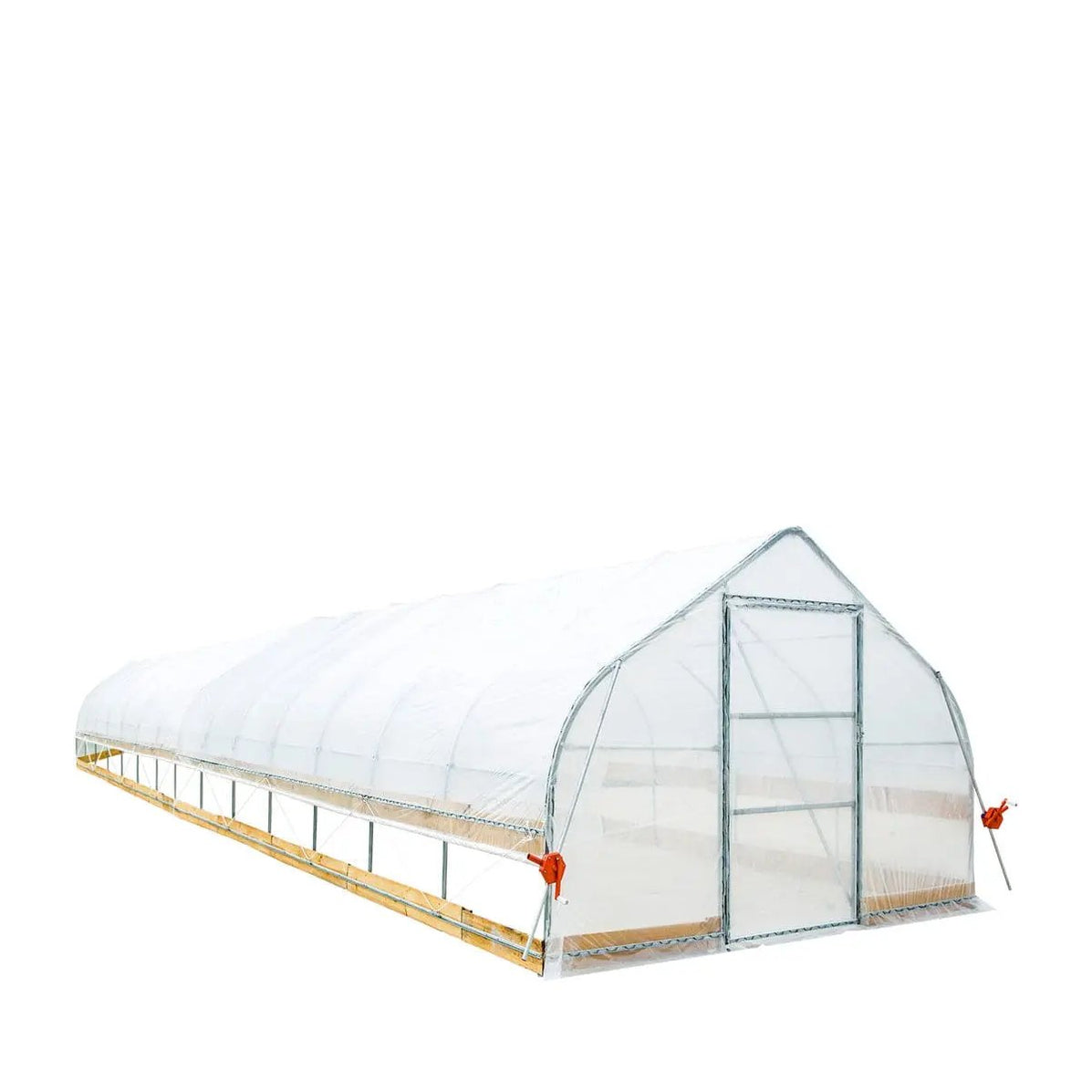 TMG 3.7 x 18 m Tunnel Greenhouse Tent with 6 Mil EVA Film, Roll-Up ...