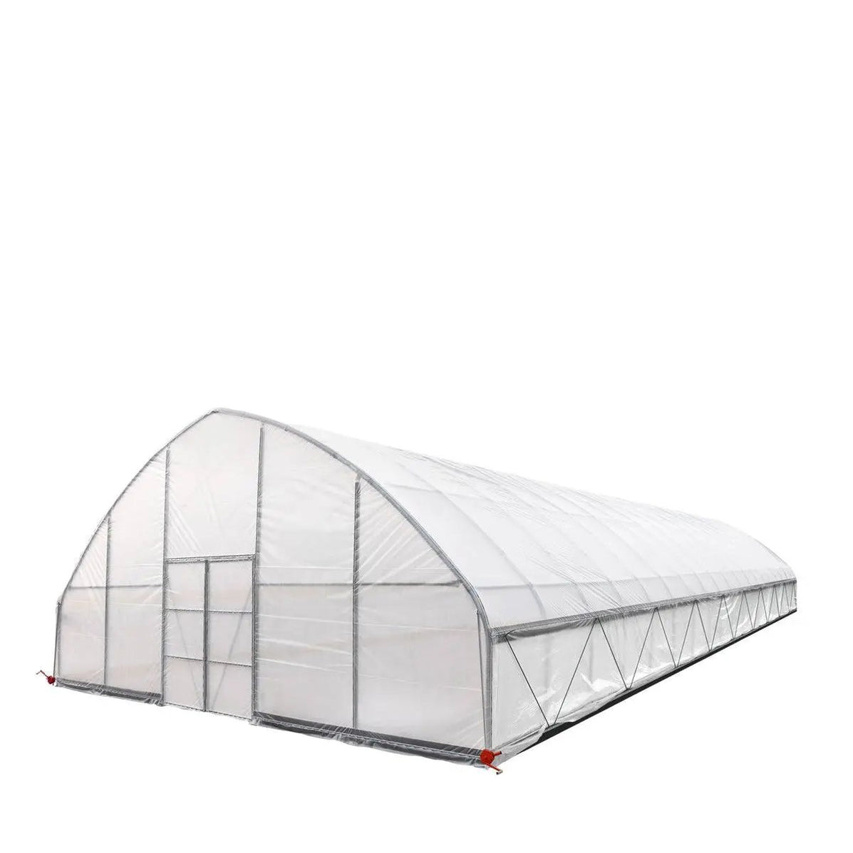 TMG 9 x 25 m Commercial Tunnel Greenhouse w/6 Mil EVA Film, Roll-Up ...