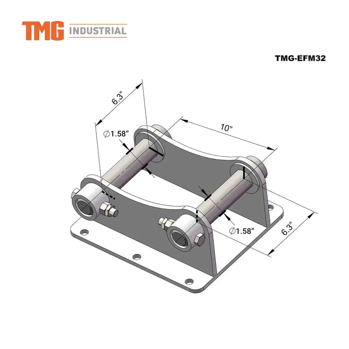 TMG 810 mm Flail Mower Brush Cutter for Mini to Midsize Excavators ...