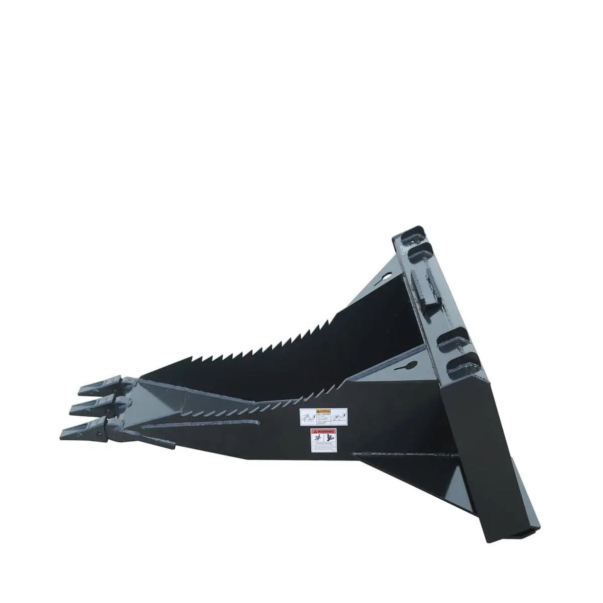 TMG 1270 mm (50") Skid Steer Stump Bucket, Quick Attach Mount, Teeth ...
