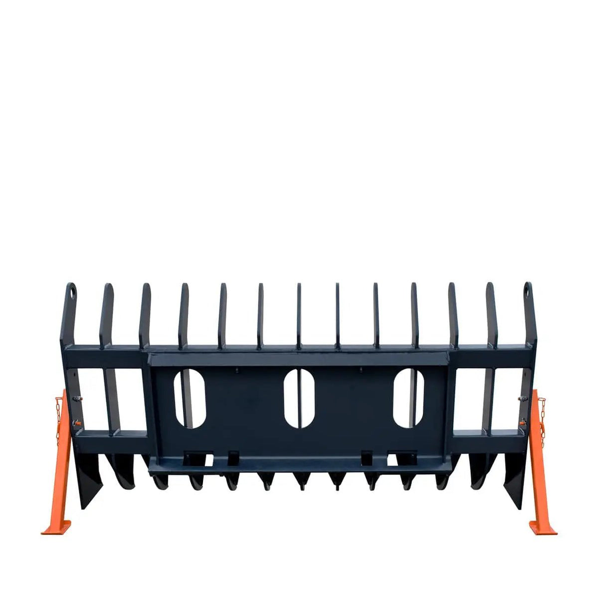 TMG 1840 mm (72") Skid Steer Root Rake, Universal Mount, 150 mm Tines ...