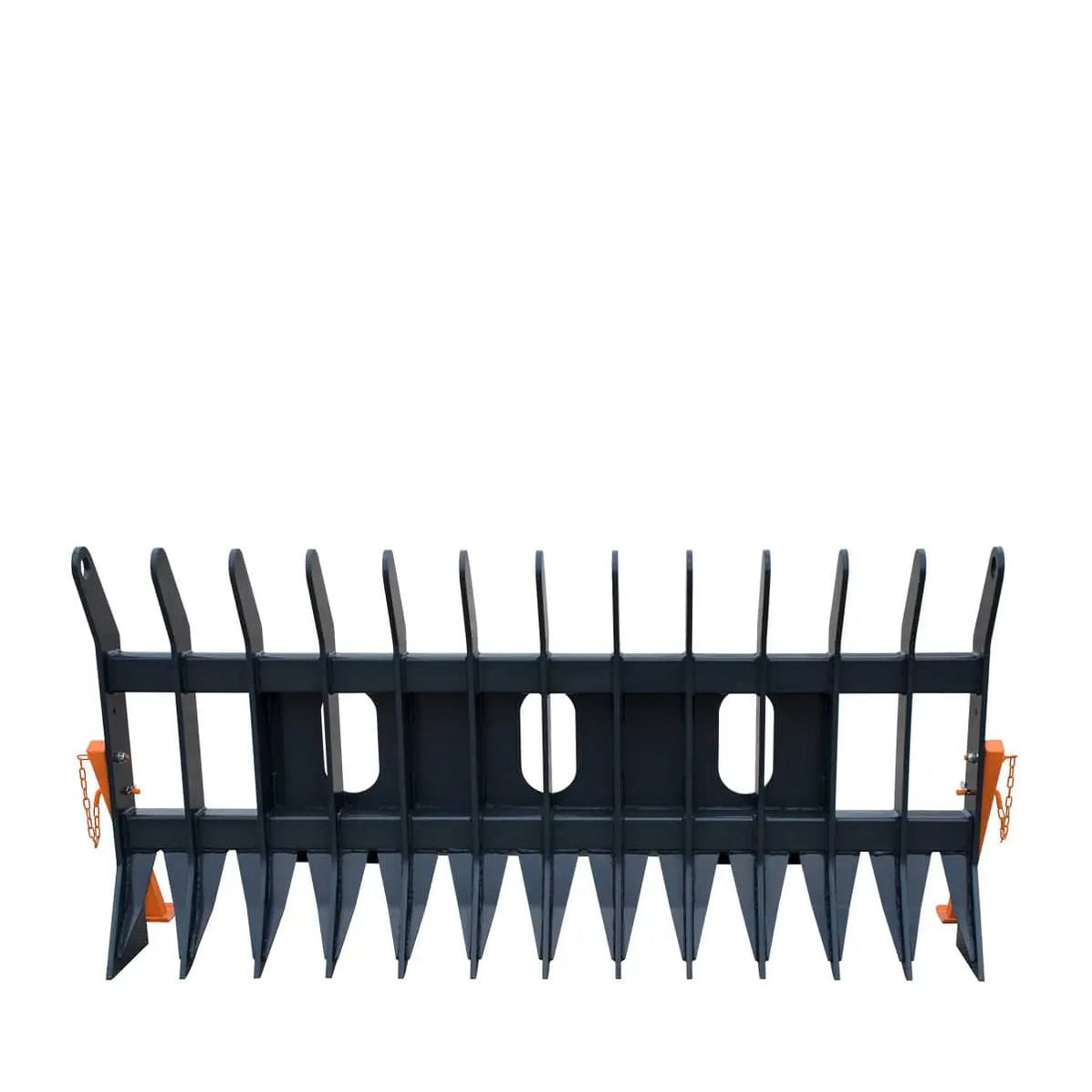 TMG 1840 mm (72") Skid Steer Root Rake, Universal Mount, 150 mm Tines ...