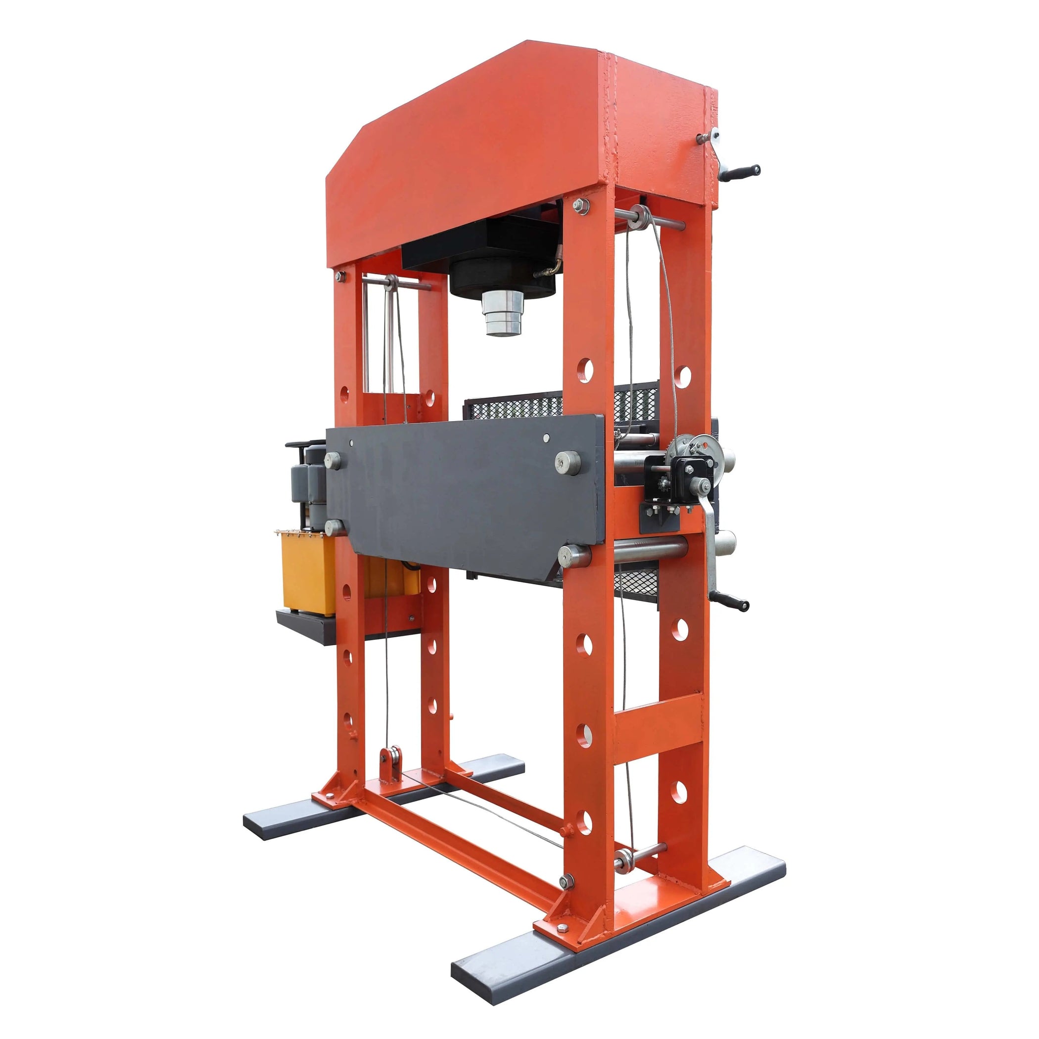 TMG 150 T Electric Hydraulic Shop Press, 8500 PSI Heavy Duty Pressing ...