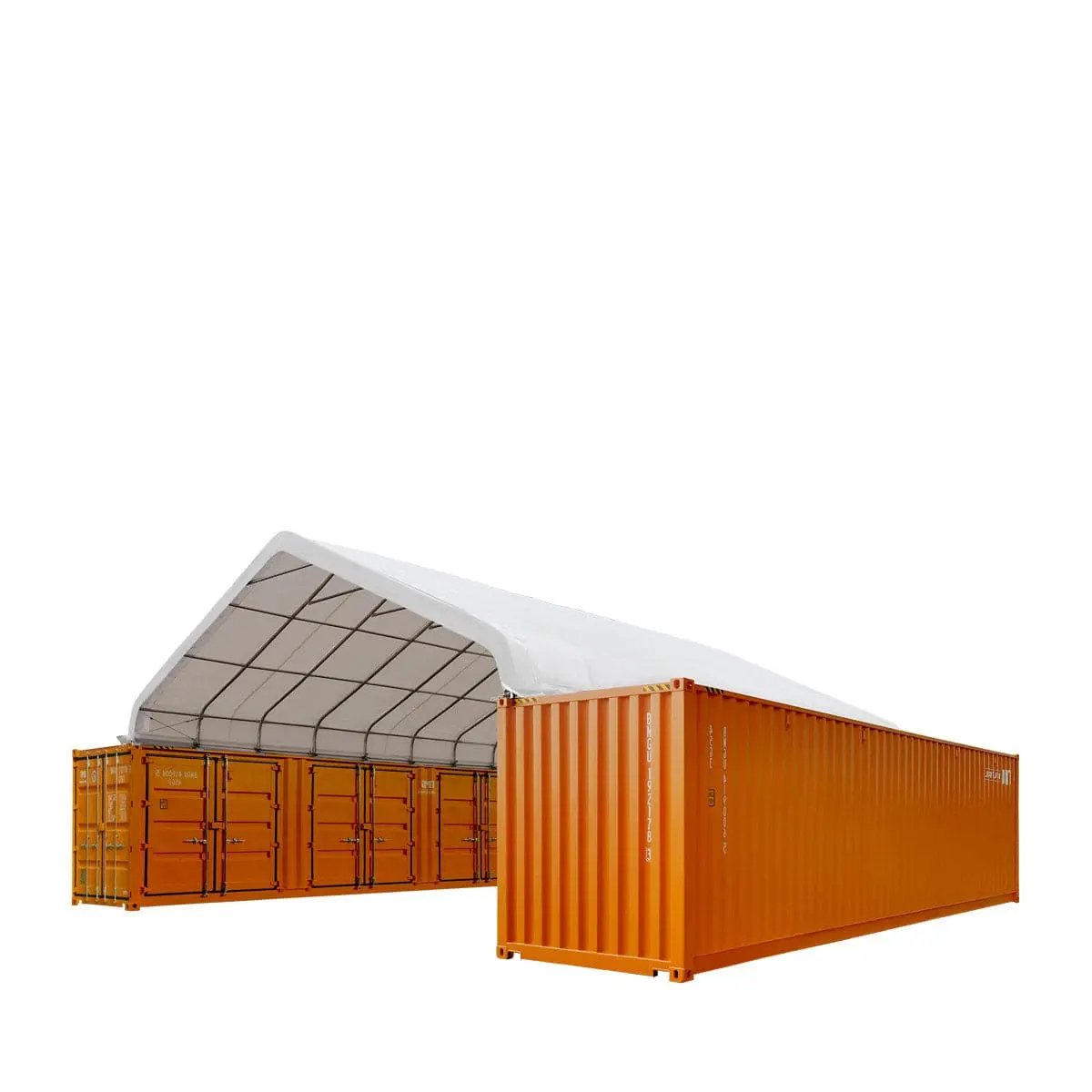 TMG 9 x 12 m Container Shelter, 580 gsm PVC, Water & UV Resistant – TMG ...
