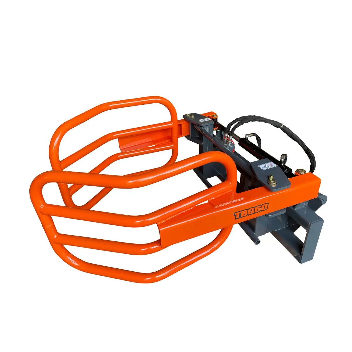 TMG 1500 mm (60") Bale Gripper, 1200 kg Capacity, Euro Linkage, 25-50 ...