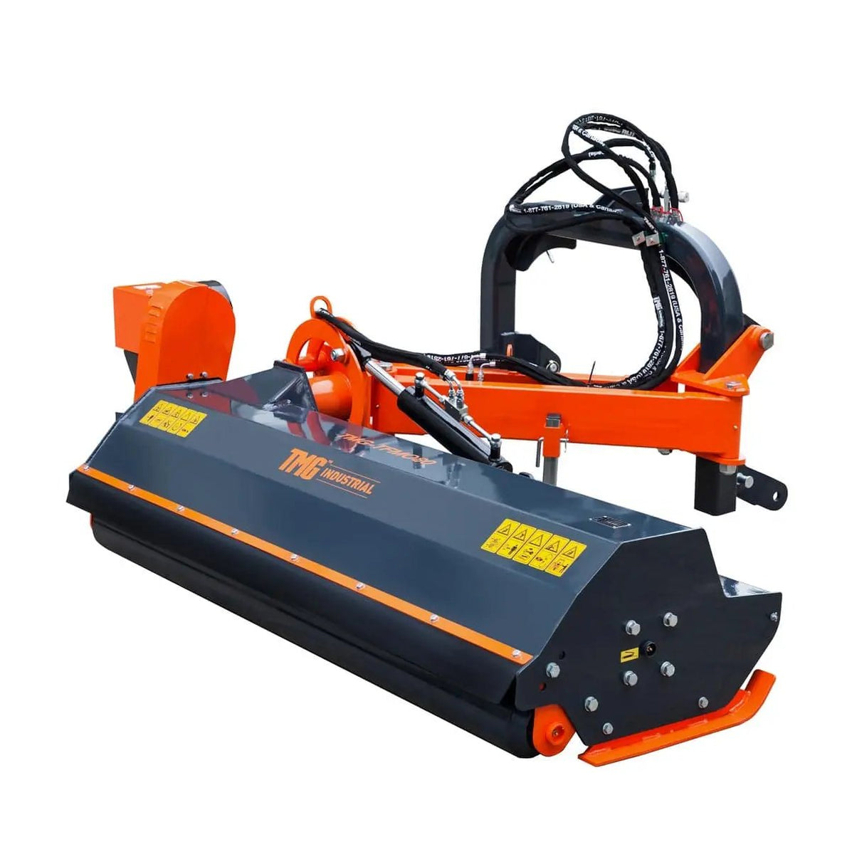 TMG 2000 mm (80") Ditch Bank Flail Mower, Offset Cutter for 50–90 HP ...